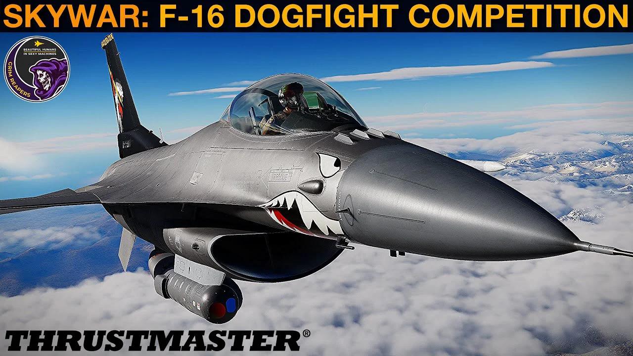 Thrustmaster "Sky War" F-16 Dogfight Competition: Round 2 | DCS