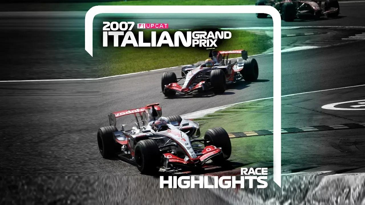 Formula 1 Italian Grand Prix 2007 Highlights