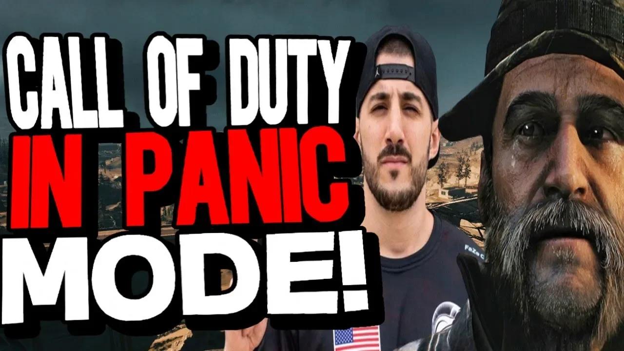 Call Of Duty In PANIC Mode! From Removing Nickmercs