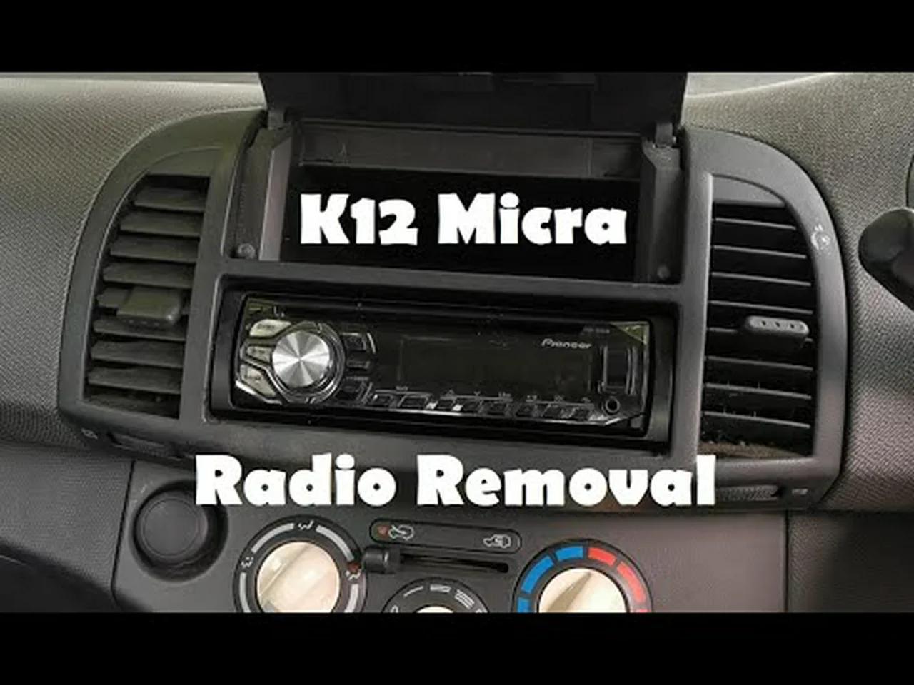 Nissan Micra K12 Radio Ausbauen