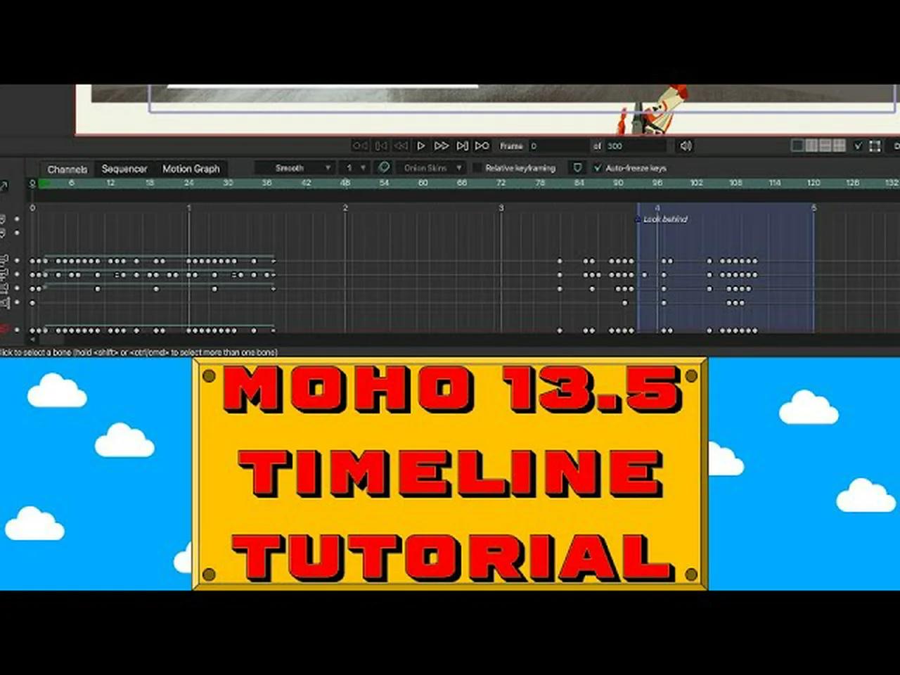 Timeline tutorial - Moho pro 13.5