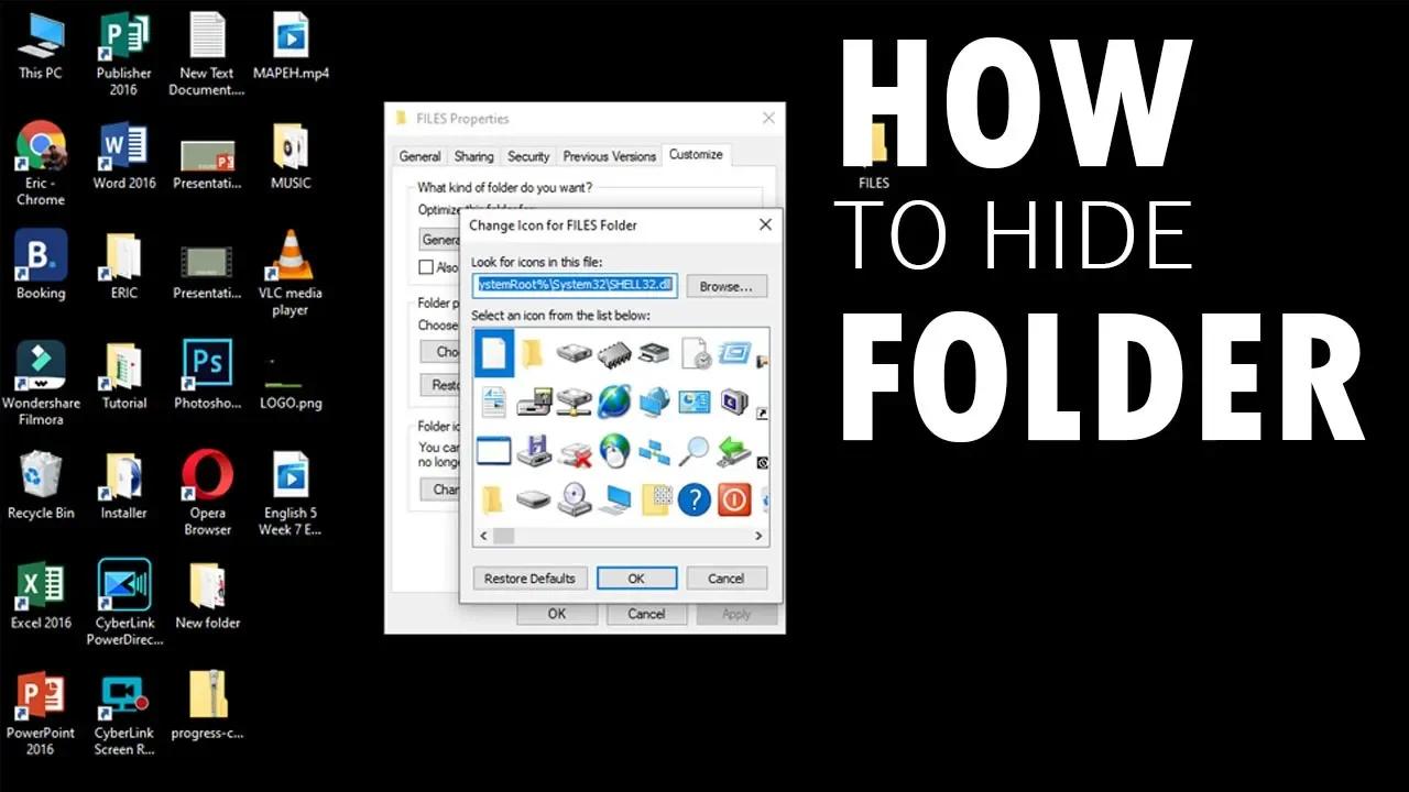 HOW TO HIDE FOLDER │COMPUTER TRICKS│