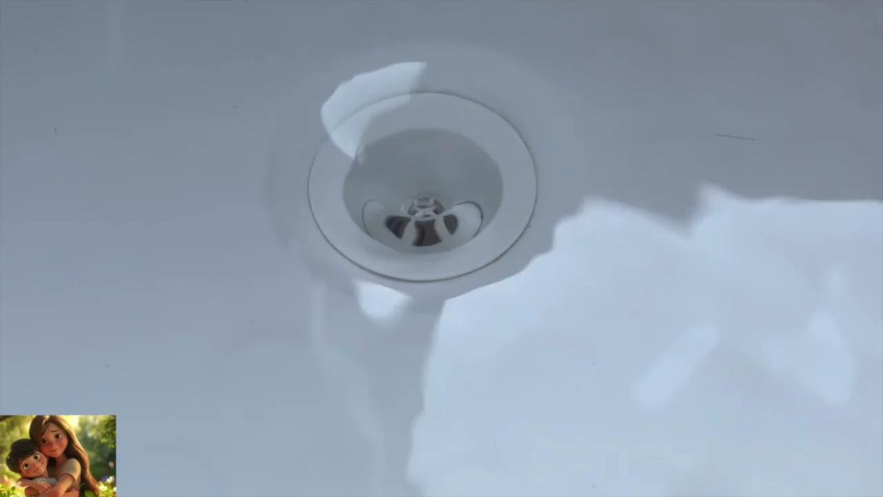 Whirlpool in the tub, how to make a whirlpool in the tub, no music ...