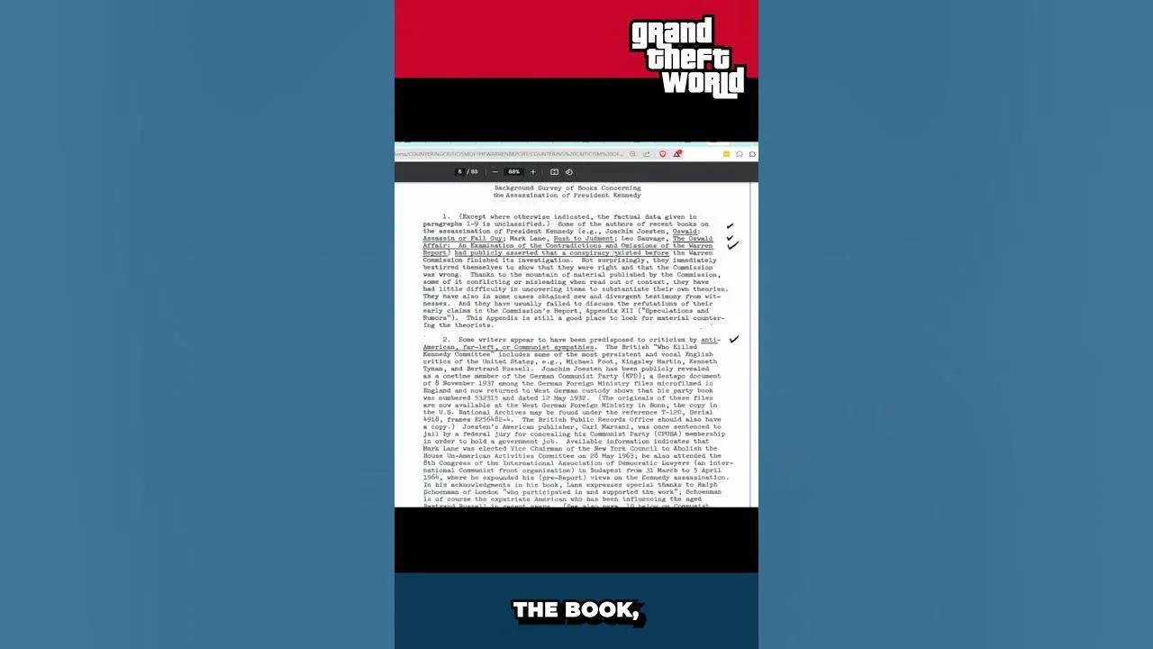 How the infamous "Conspiracy Theory" CIA Memo 1035-960 Originated | # ...