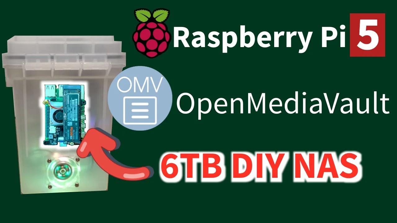 DIY Raspberry PI NAS running OpenMediaVault 7
