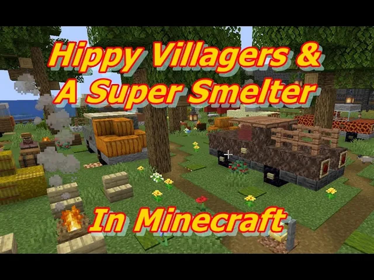 Nifty Hippy Campground in Minecraft