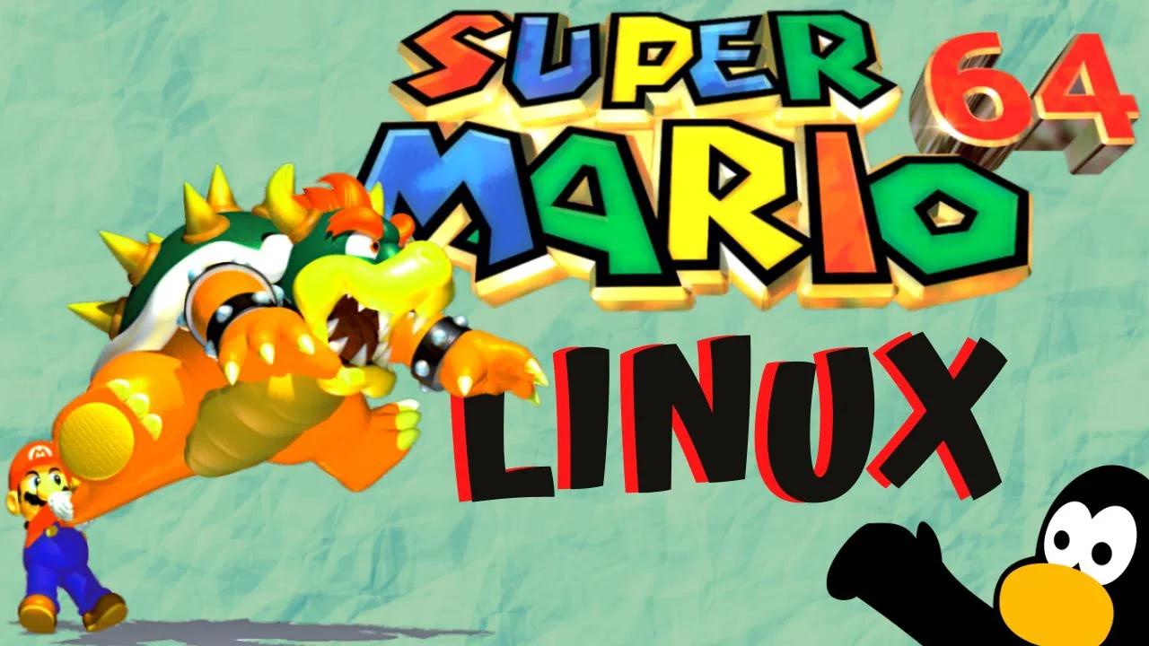 SUPER MARIO 64 para LINUX🐧 (NO EMULADOR) | TUTORIAL para LINUX