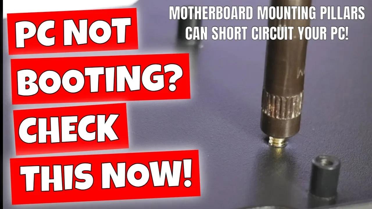 Why Is My PC Not Booting No Power Or No Display PC Motherboard Mounting ...