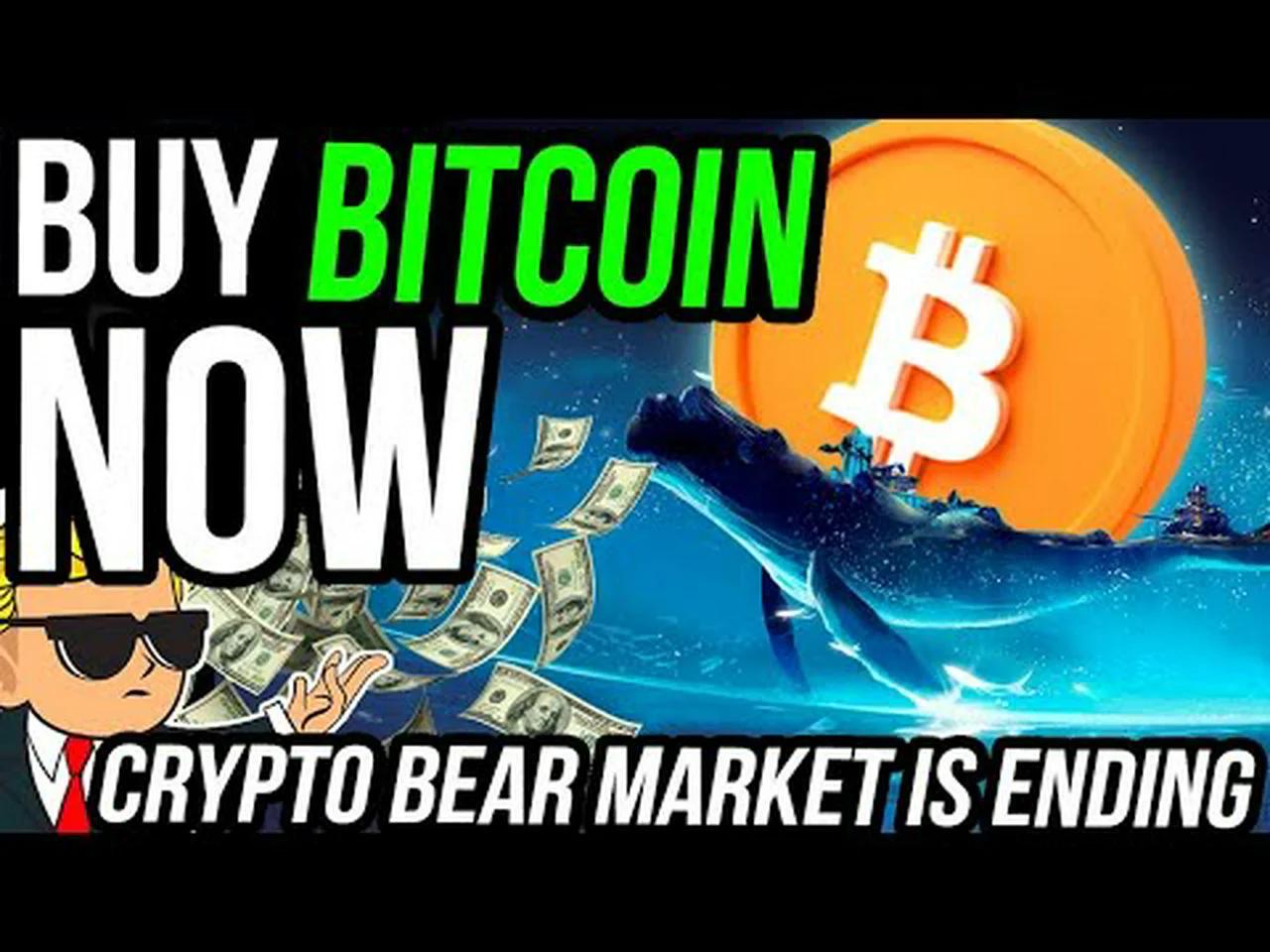 BUY BITCOIN NOW! CRYPTO BEAR MARKET IS ENDING | I BOUGHT THESE 100X ...
