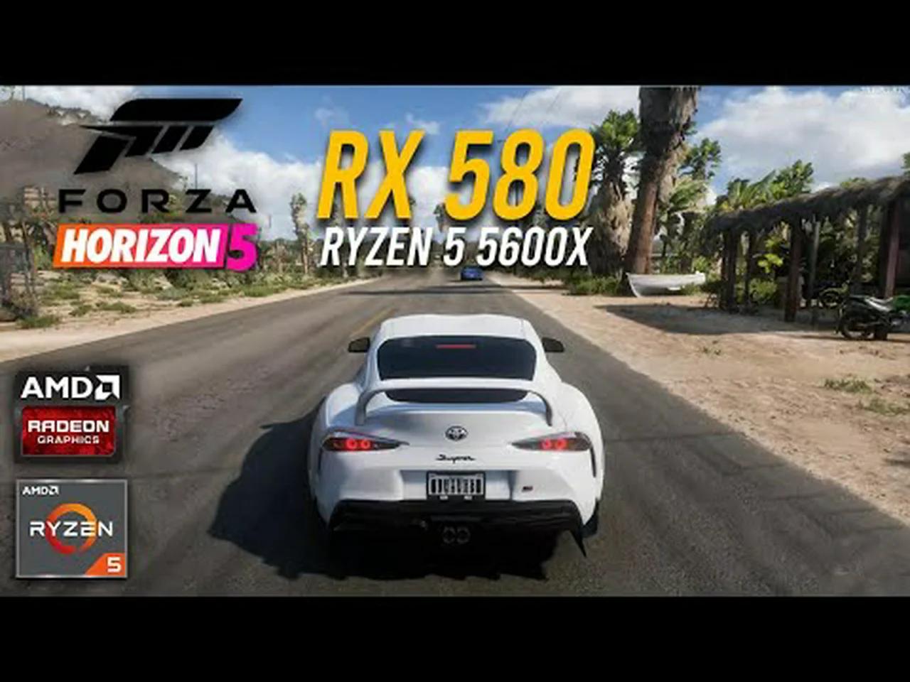 Forza Horizon 5 | RX 580 4GB | Ryzen 5 5600X | 16GB RAM