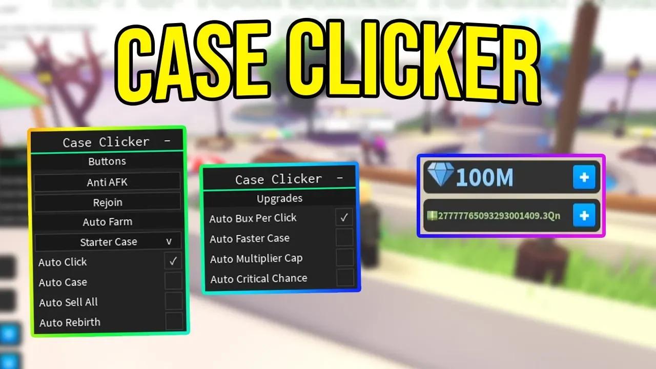 ROBLOX CASE CLICKER HACK | OP MONEY AND GEMS SCRIPT [GET RICH] UNPATCHED