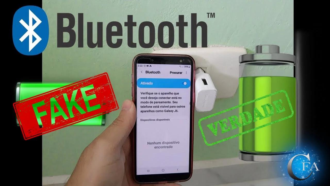 Carregando o celular via bluetooth sem fio será que funciona?
