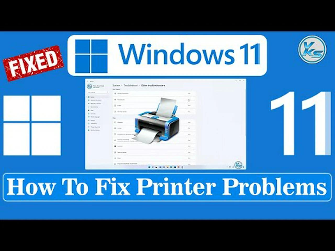 Printer Not Working ? - How To Fix Printer Problems on Windows 11 PC