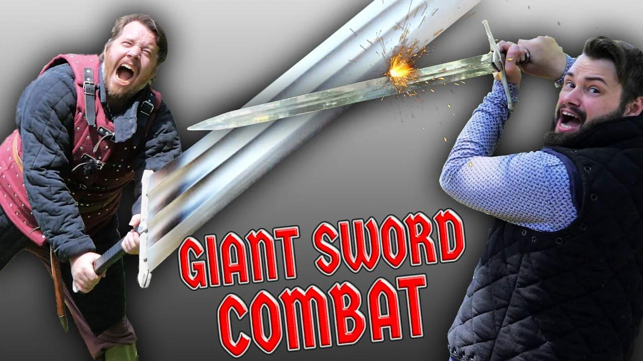 How effective are GIANT SWORDS in combat? TESTED! - Making a FUNCTIONAL ...