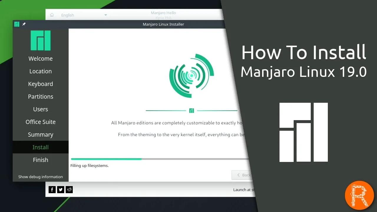 How To Install Manjaro Linux 19.0.