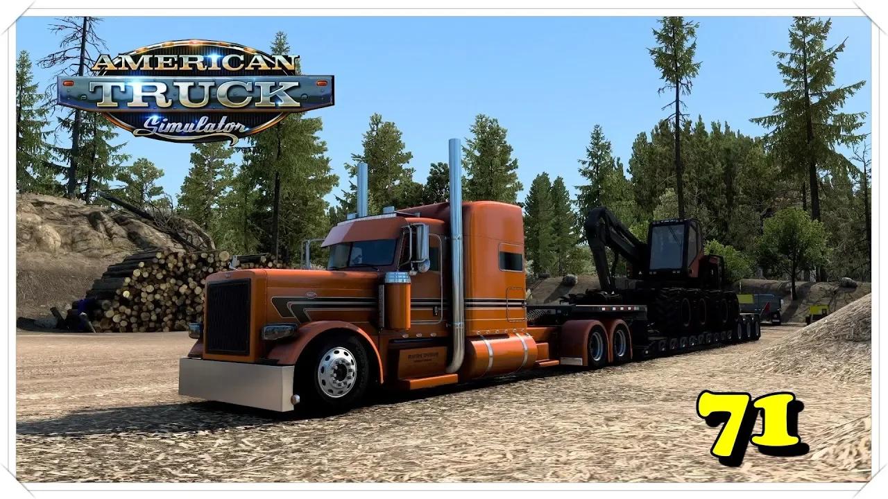 ATS | 71 | Los geht´s mit Lowboy fahren