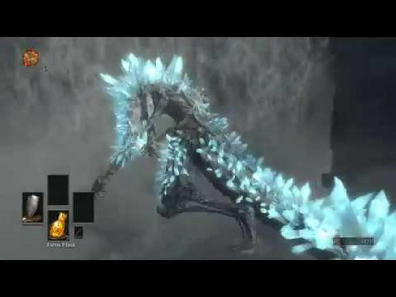 Dark Souls III Crystal Lizard vs Nameless King