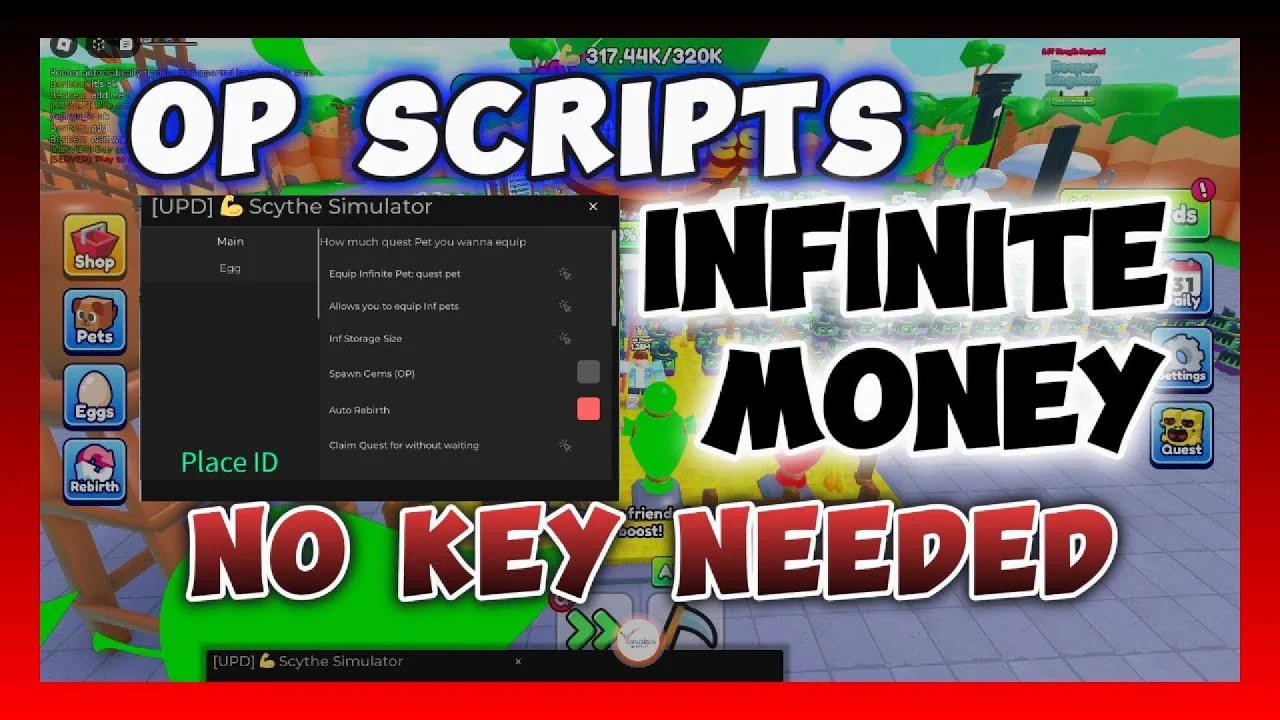 Scythe Simulator New Script | Infinite Gems | Infinite Pets | Working Auto Farm #roblox