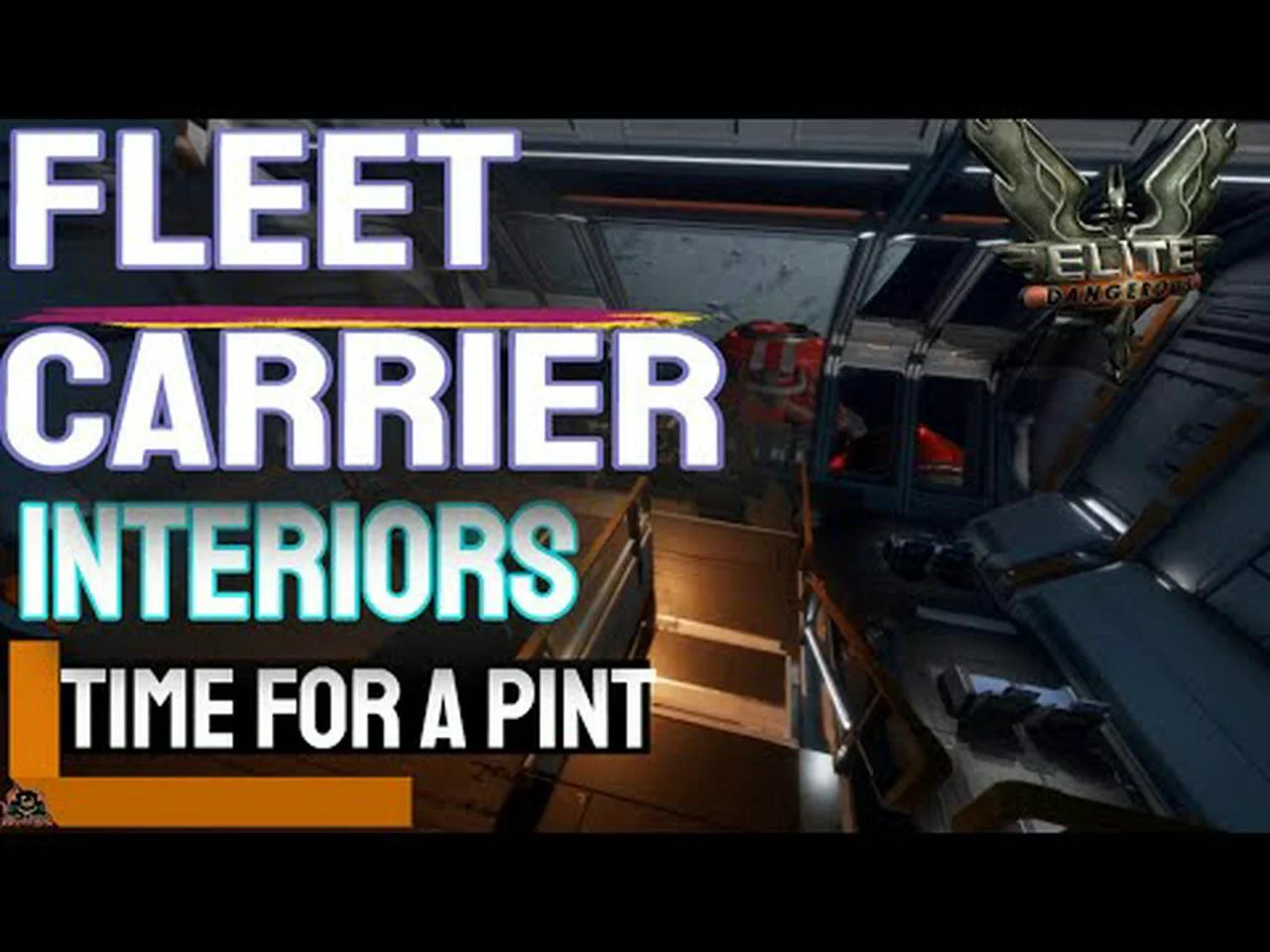Fleet Carrier Interiors 1st look // Elite Dangerous Odyssey