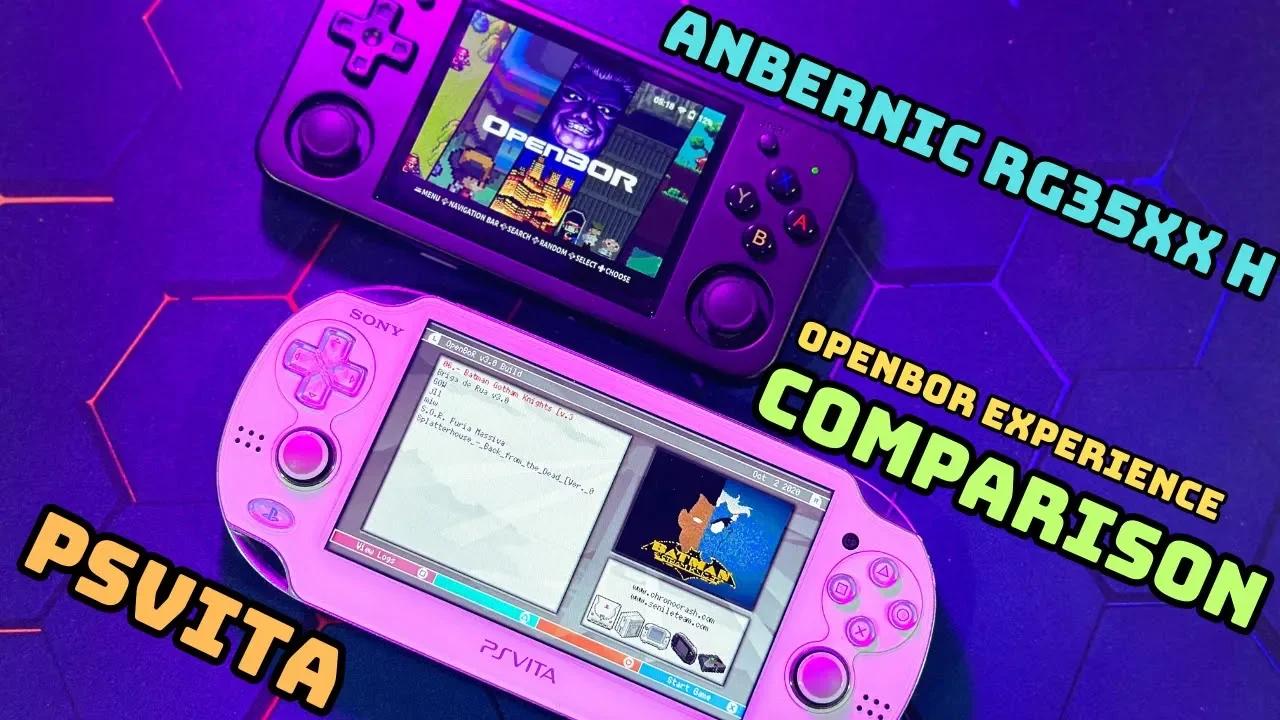 OpenBor Comparison Anbernic RG35XX H vs PsVita // Which is Better?