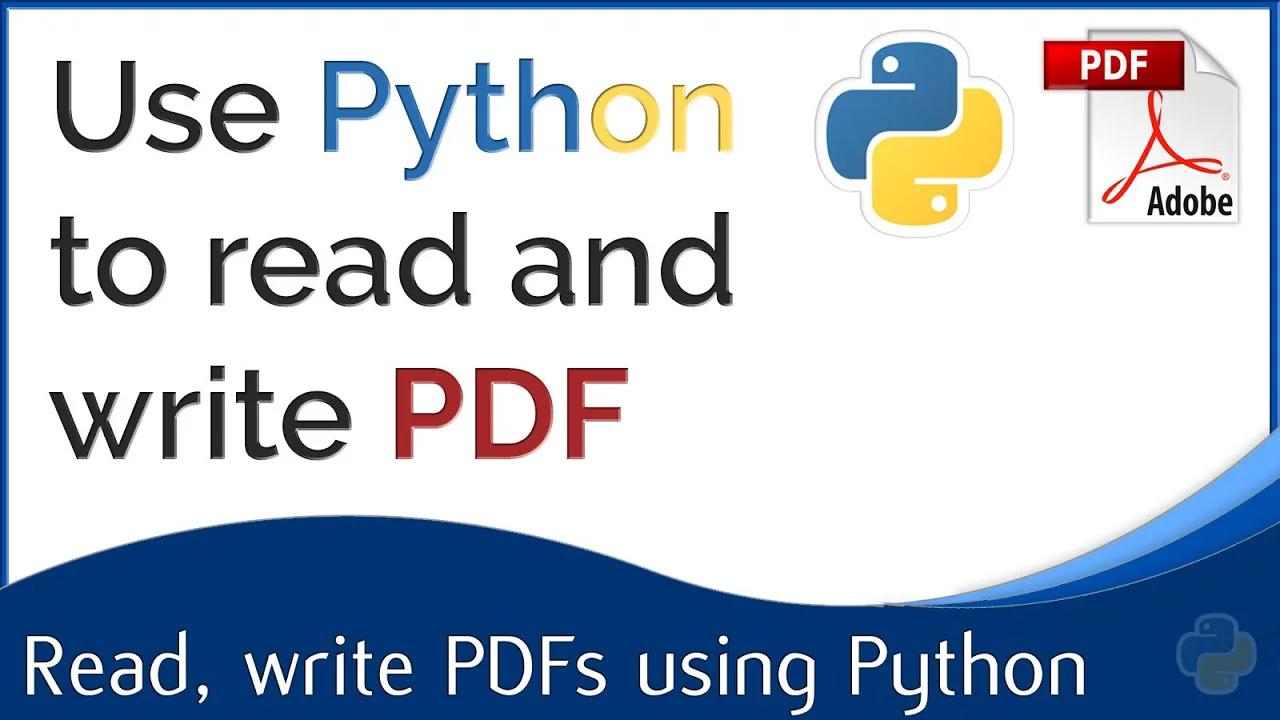 Working With PDF Files In Python: Creating a PDF, Extracting Text, and ...