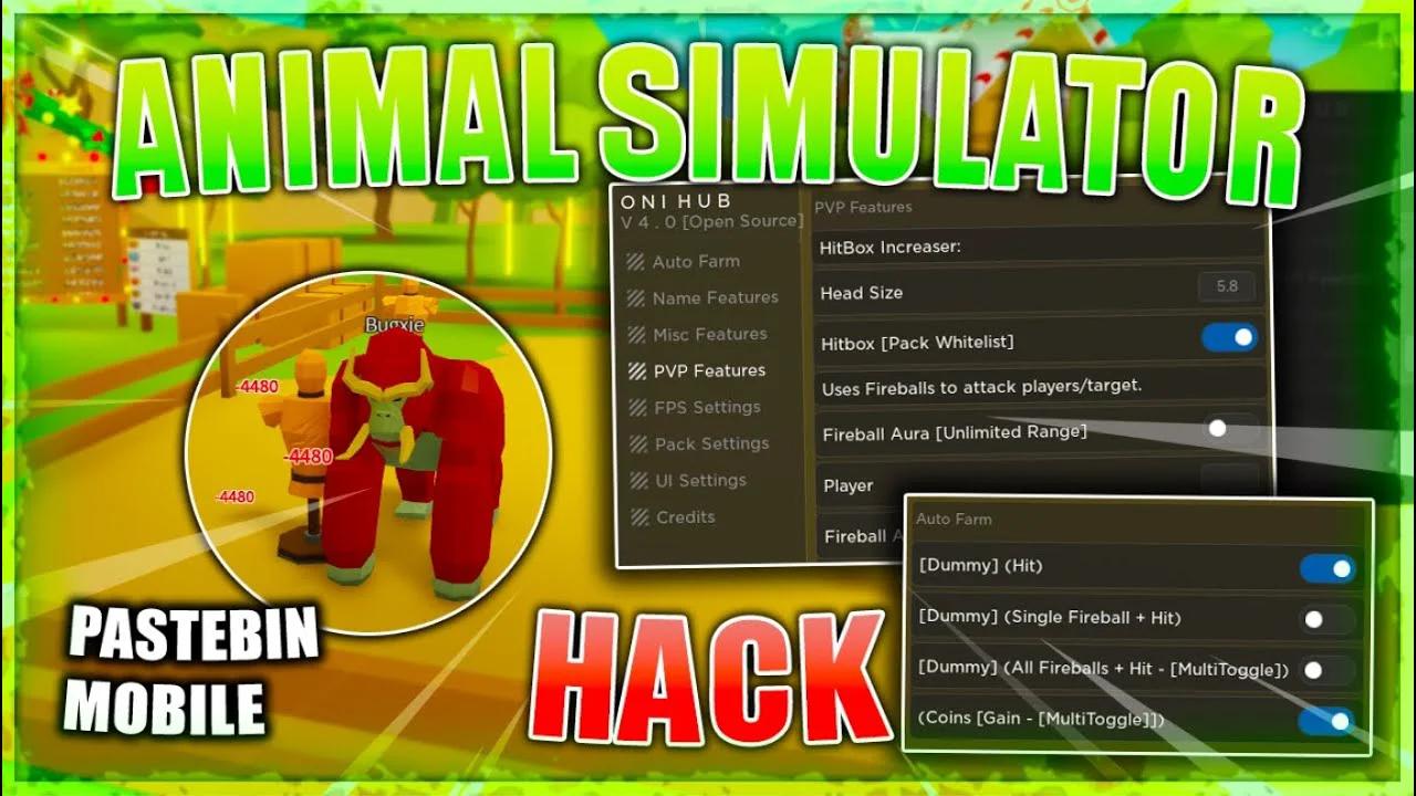 Animal Simulator Script/Hack GUI PASTEBIN 2023: AUTO FARM, FE TROLL ...