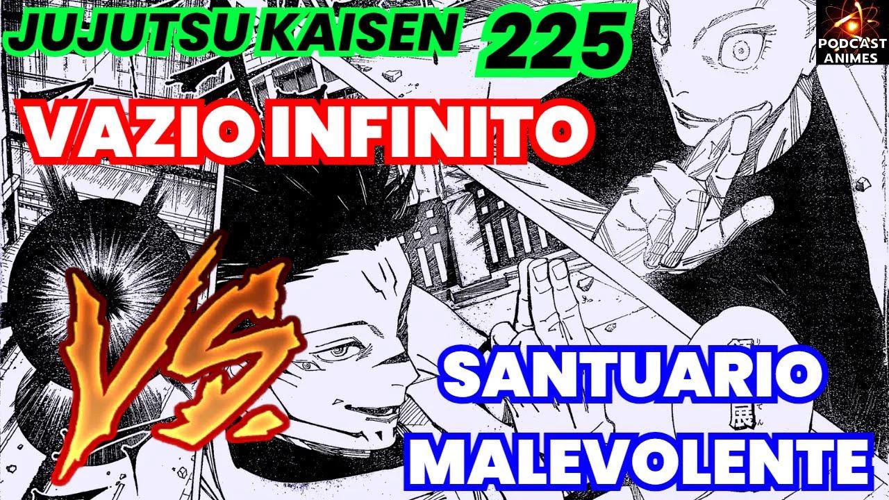 JUJUTSU KAISEN 225 SPOILERS - BATALHA DE EXPANSÕES DE DOMINIOS! GOJO EM ...
