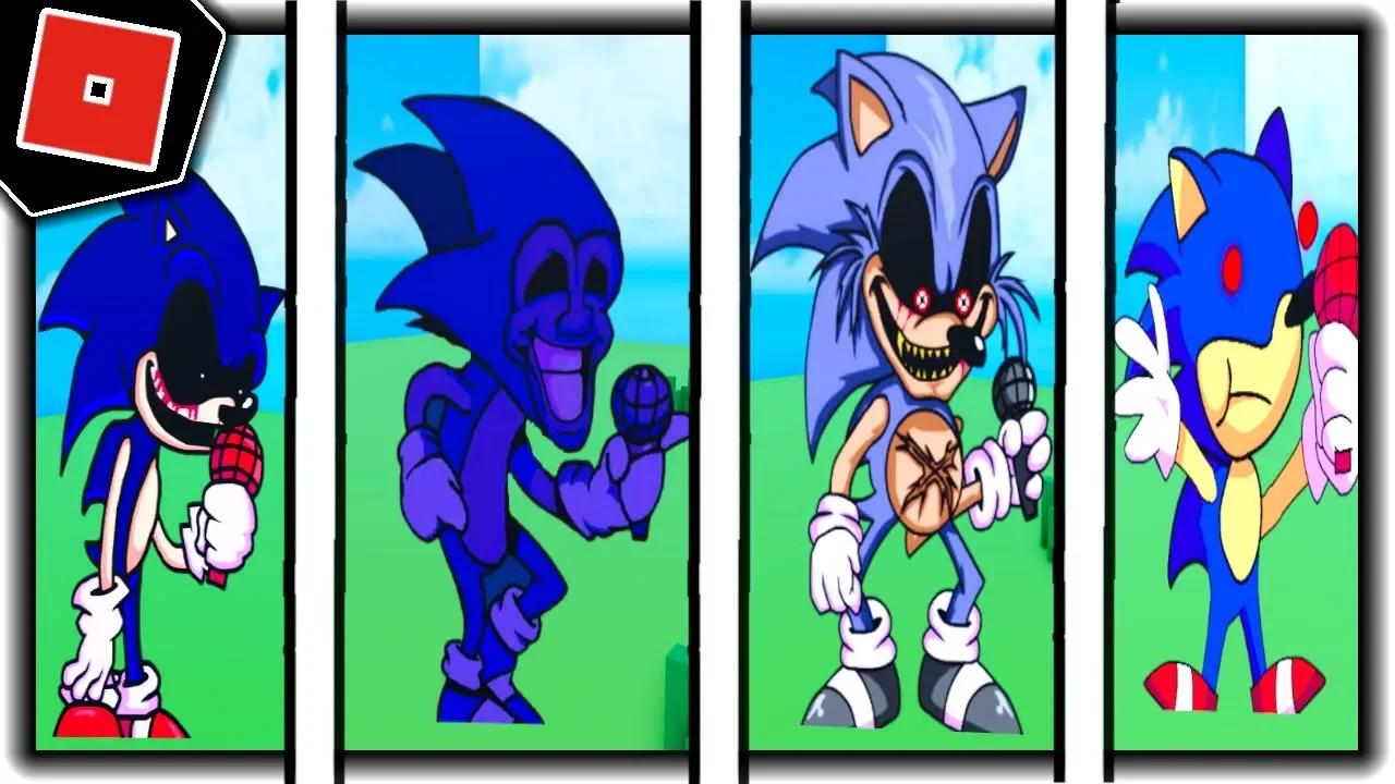 How to get ALL 4 SONIC EXE BADGES in FUNKY FRIDAY NIGHT RP - Roblox