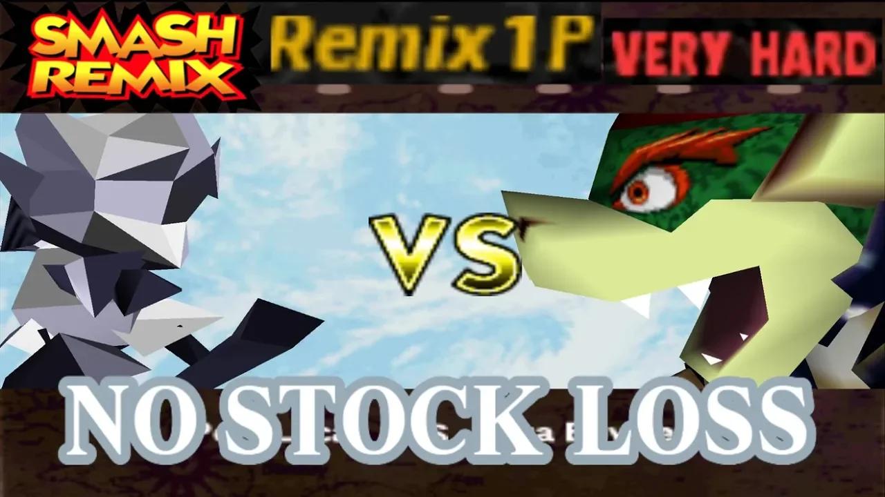 Smash Remix - Classic Mode Remix 1P Gameplay with Polygon Lucas (VERY HARD) No Stock Loss