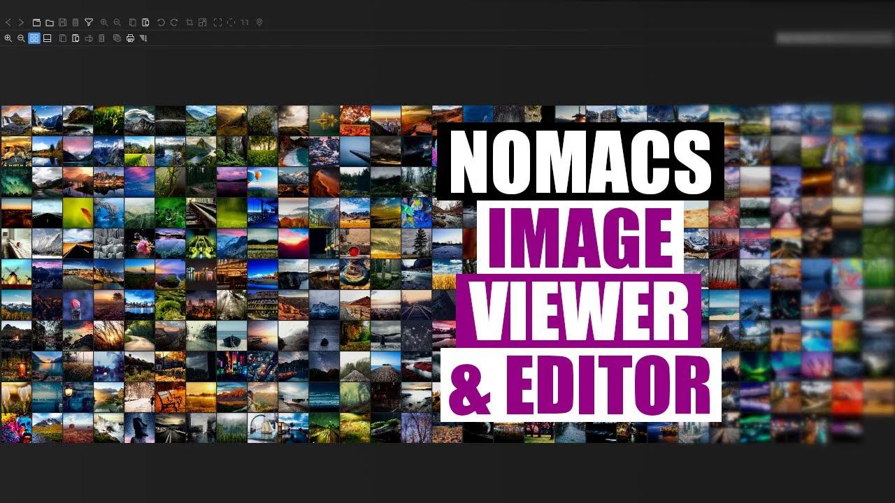 The Nomacs Image Lounge For Windows, Mac and Linux