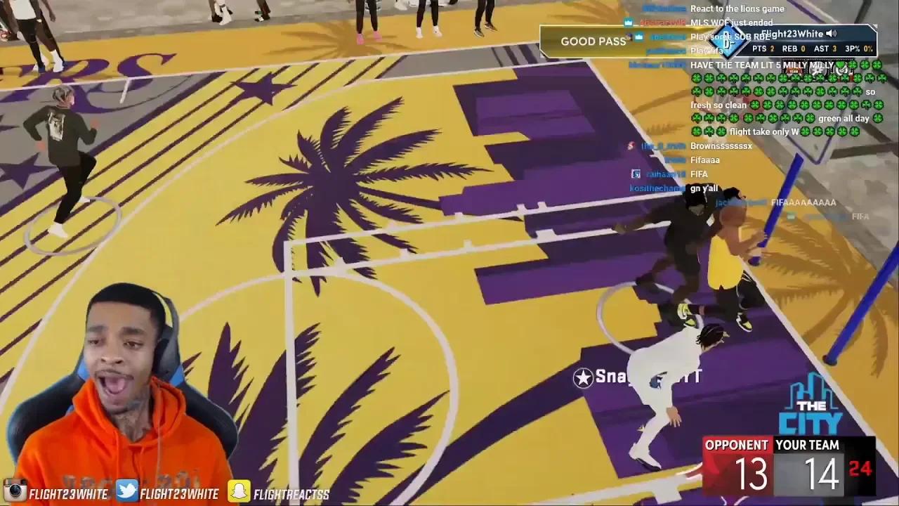 FlightReacts RAGES after Missing WIDE OPEN GAME WINNING LAYUP! Next Gen ...