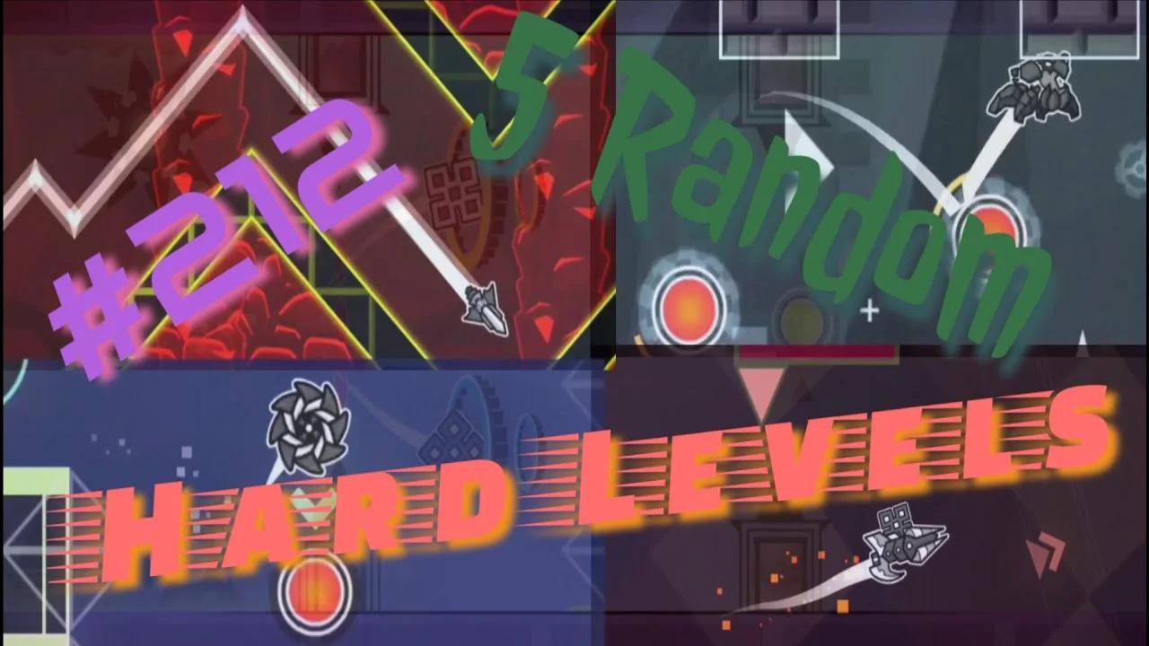 [GD] 5 Random Hard Levels #212 (Mobile)