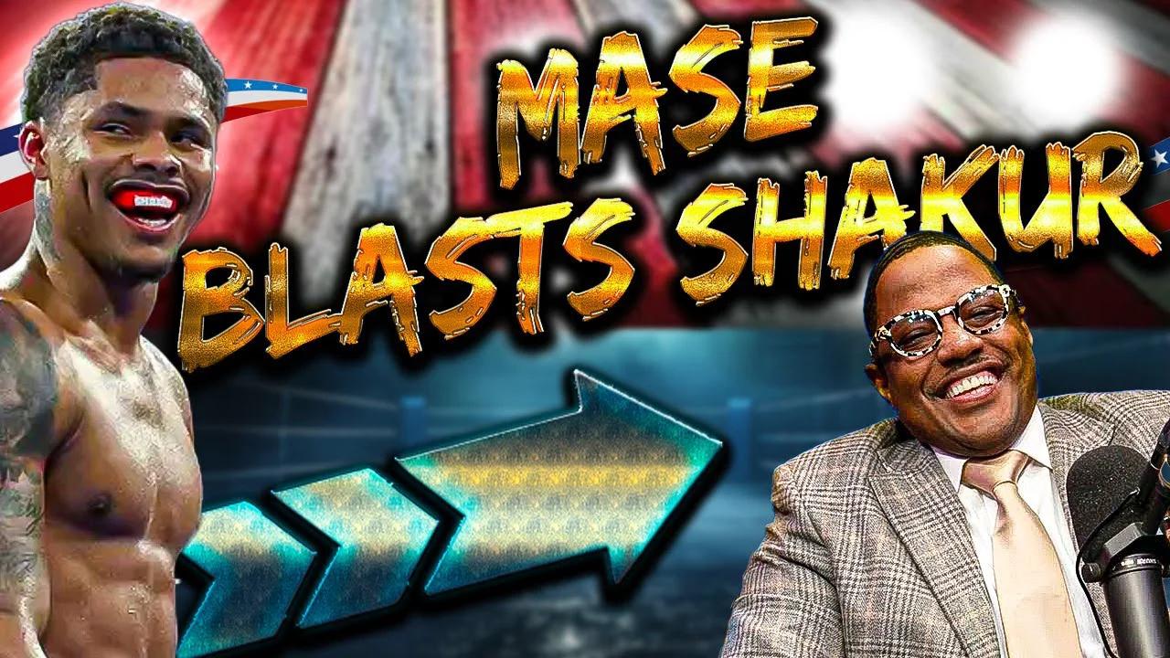 Rapper Mase blasts Shakur Stevenson and gets put in his place