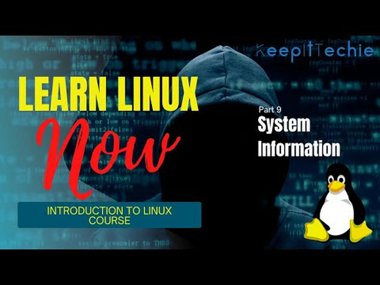 Part 9: System Information | Introduction to the Linux