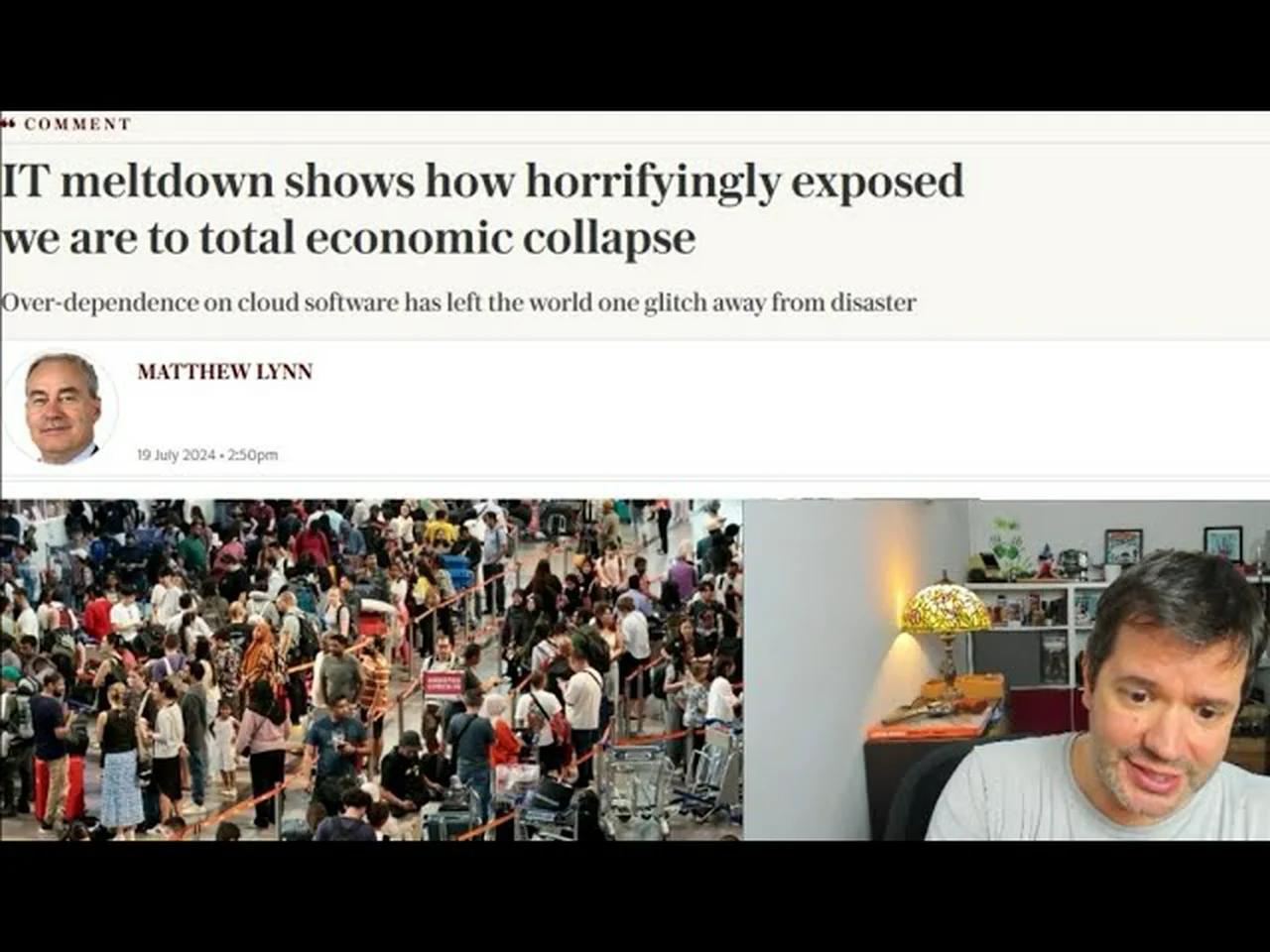 IT Meltdown Shows How exposed we are to TOTAL Economic Collapse‼️