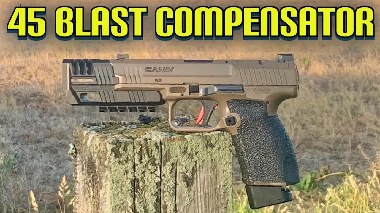 45 Blast Compensator for the Canik TP9 Elite Combat - Review & First Shots