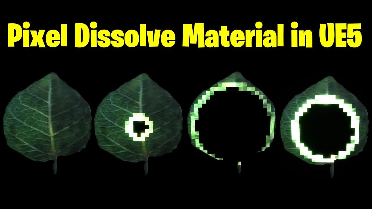 Pixel Dissolve Material In Ue5 Tutorial Download Files