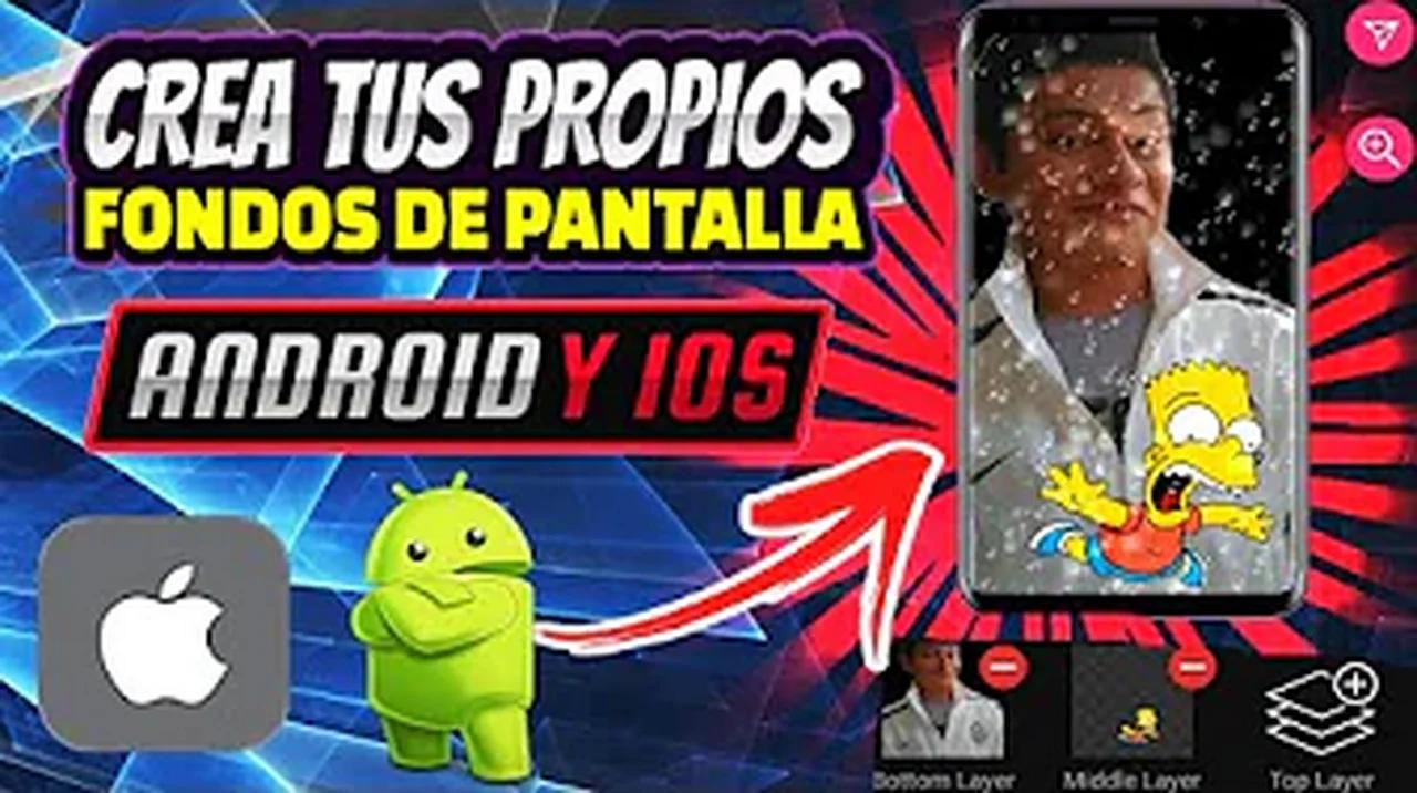 Como crear Tus Propios Fondos de Pantalla En IOS y Android | Poderosa App Fondos Animados 4D | FACIL