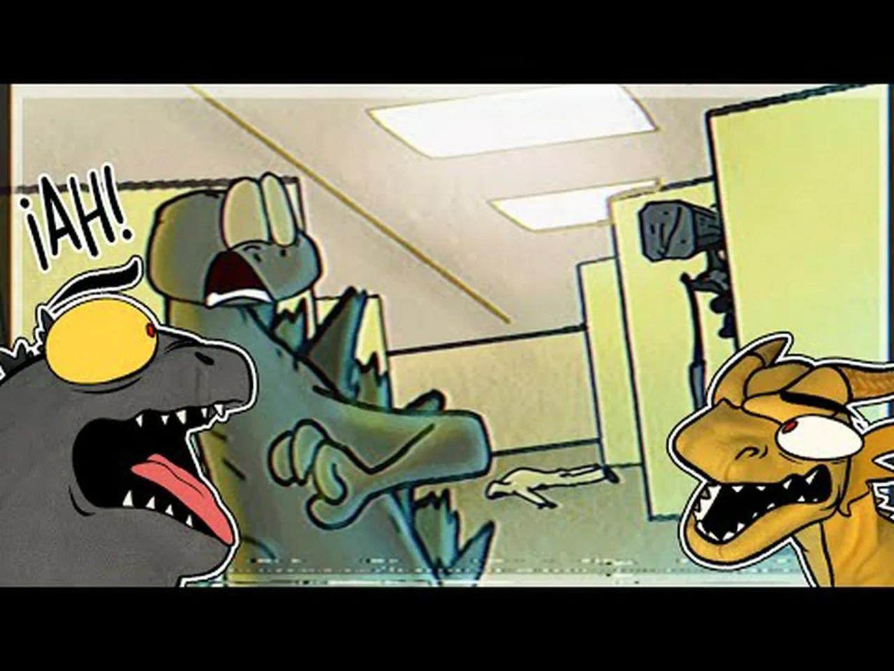 Godzilla Reacts GODZILLA vs MONKEY in the BACKROOMS - Part 25 (found ...