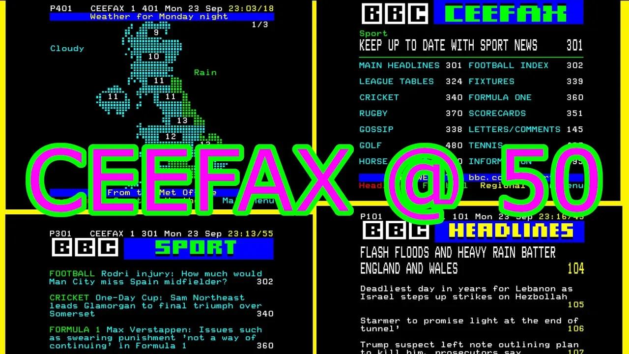 BBC Ceefax turns 50