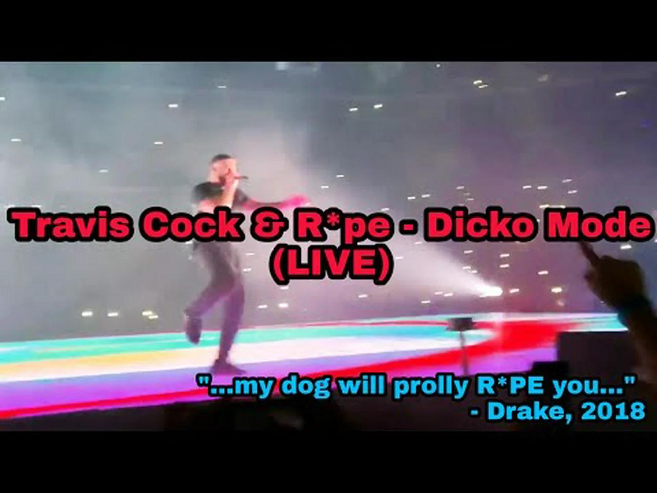 Travis Scott "DICKO MODE" Live (Sicko Mode Parody by KUSORARE)