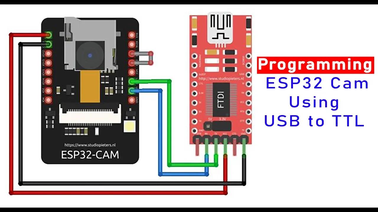 Programming The Esp32 Cam Using Usb To Ttl Converter Module