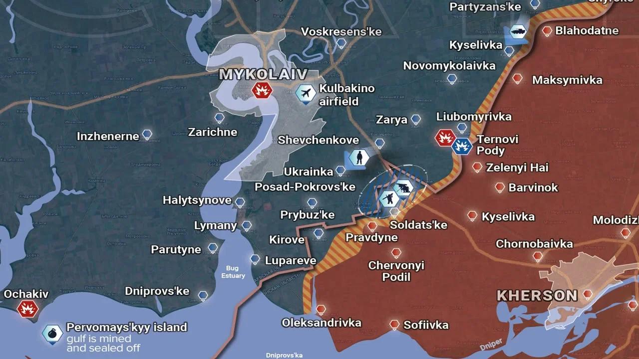 Ukrainian War Rybar Update: Battle in the Nikolaev-Berislav direction ...