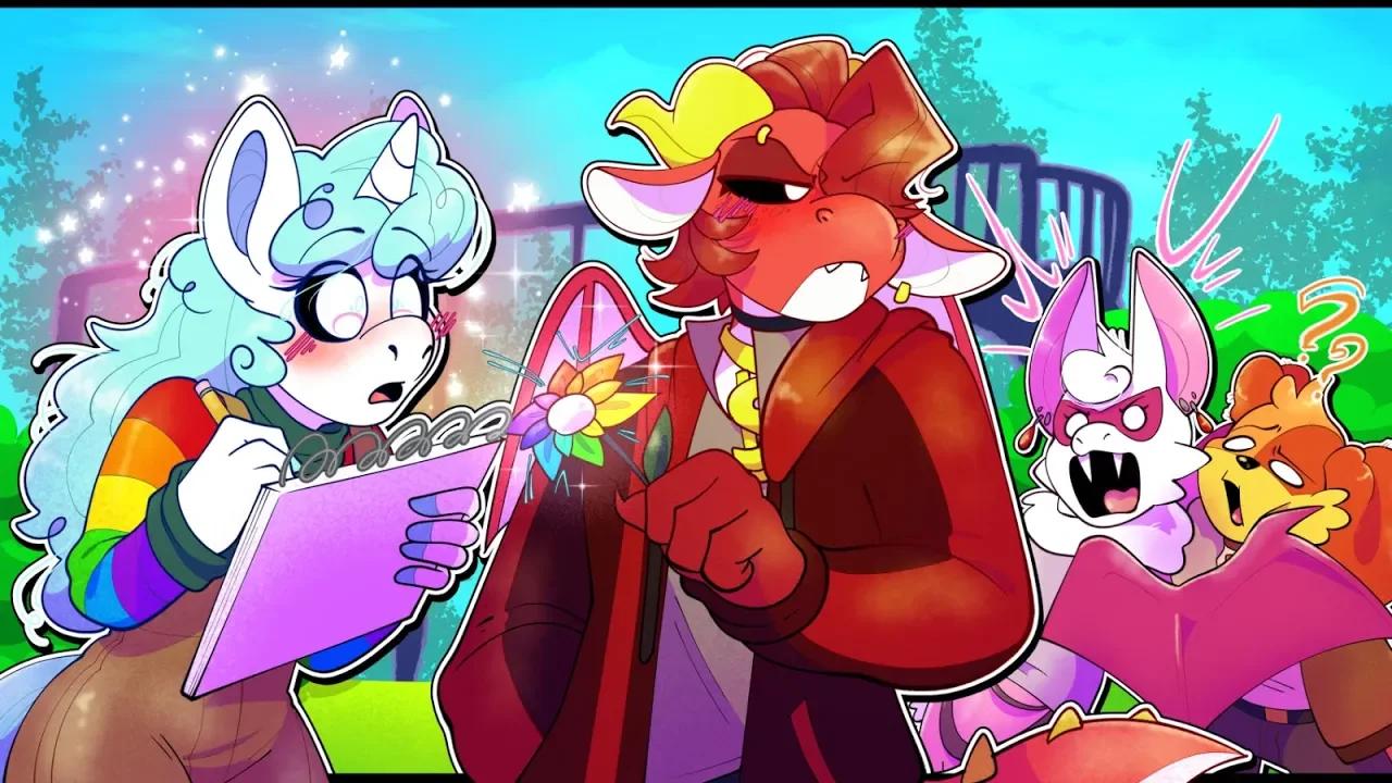 CraftyCorn X Simon Smoke & DogDay X Rabie Baby's Crush Gossip | Poppy Playtime Chapter 3┃Comic Dub