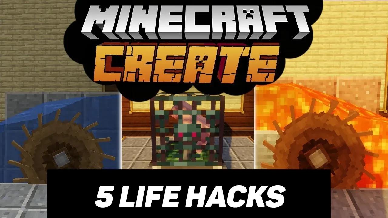 Create mod. Top 5 useful life Hacks 1.18.2 - 1.19.2 (minecraft java ...