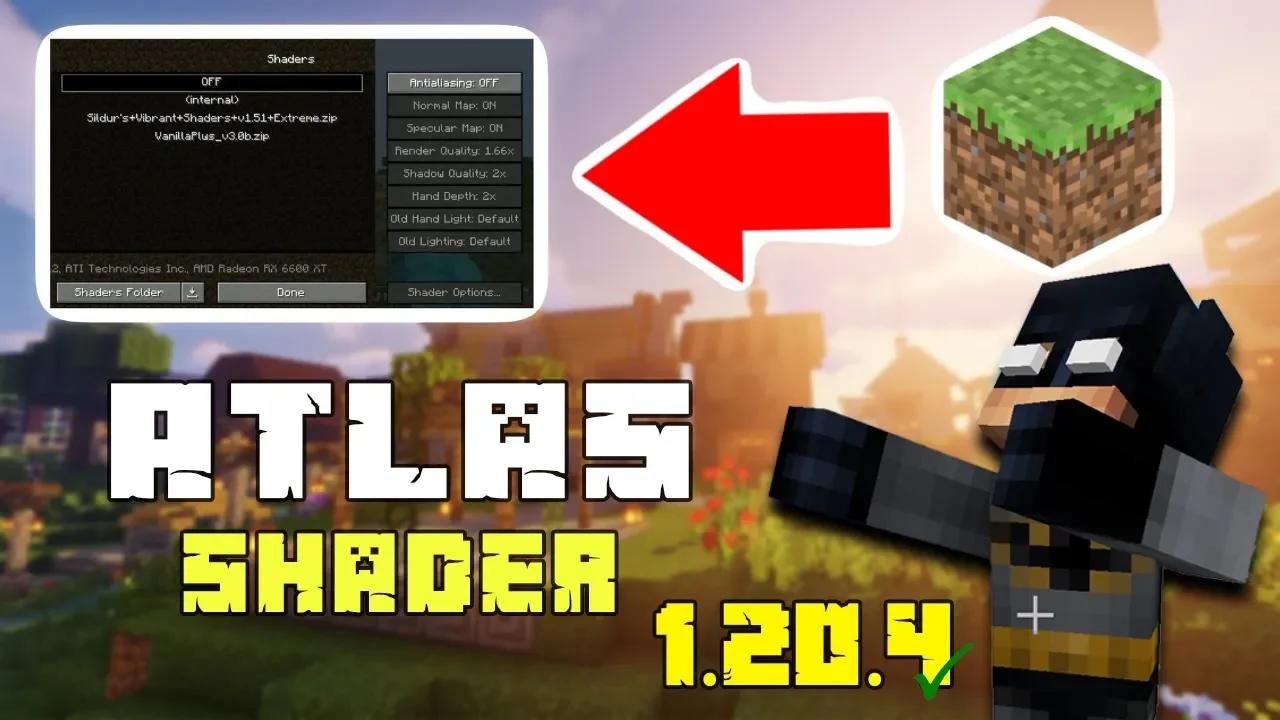 How To Download & Install Atlas Shader for Minecraft 1.20.4