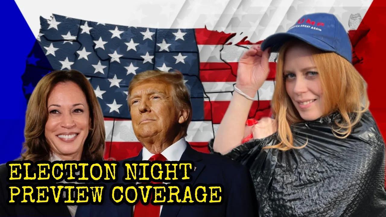 Chrissie Mayr Election Night Preview Coverage LIVE! Donald Trump VS Kamala Harris