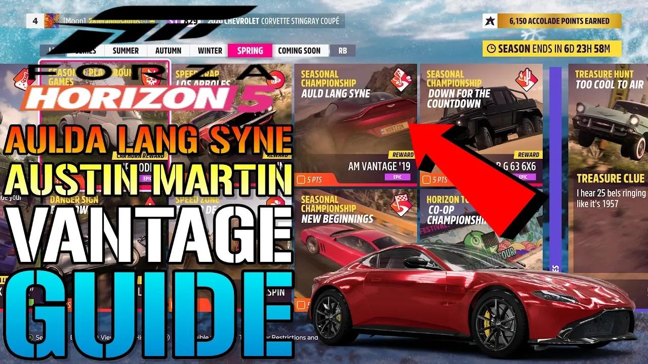 Forza Horizon 5: How to Get the 2019 Aston Martin Vantage (Spring Seasonal Championship)