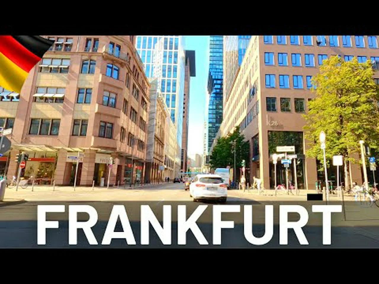 Best of Frankfurt Germany driving tour 🇩🇪 4K Video. Driving in ...
