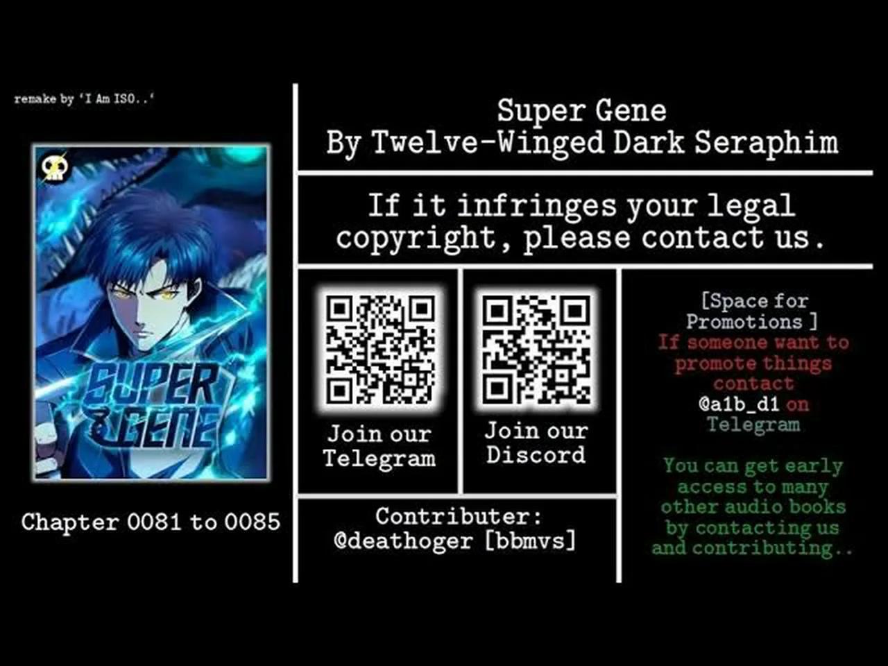 Super Gene | Episodes 0081 0085 | #Supergene #Audiobook"